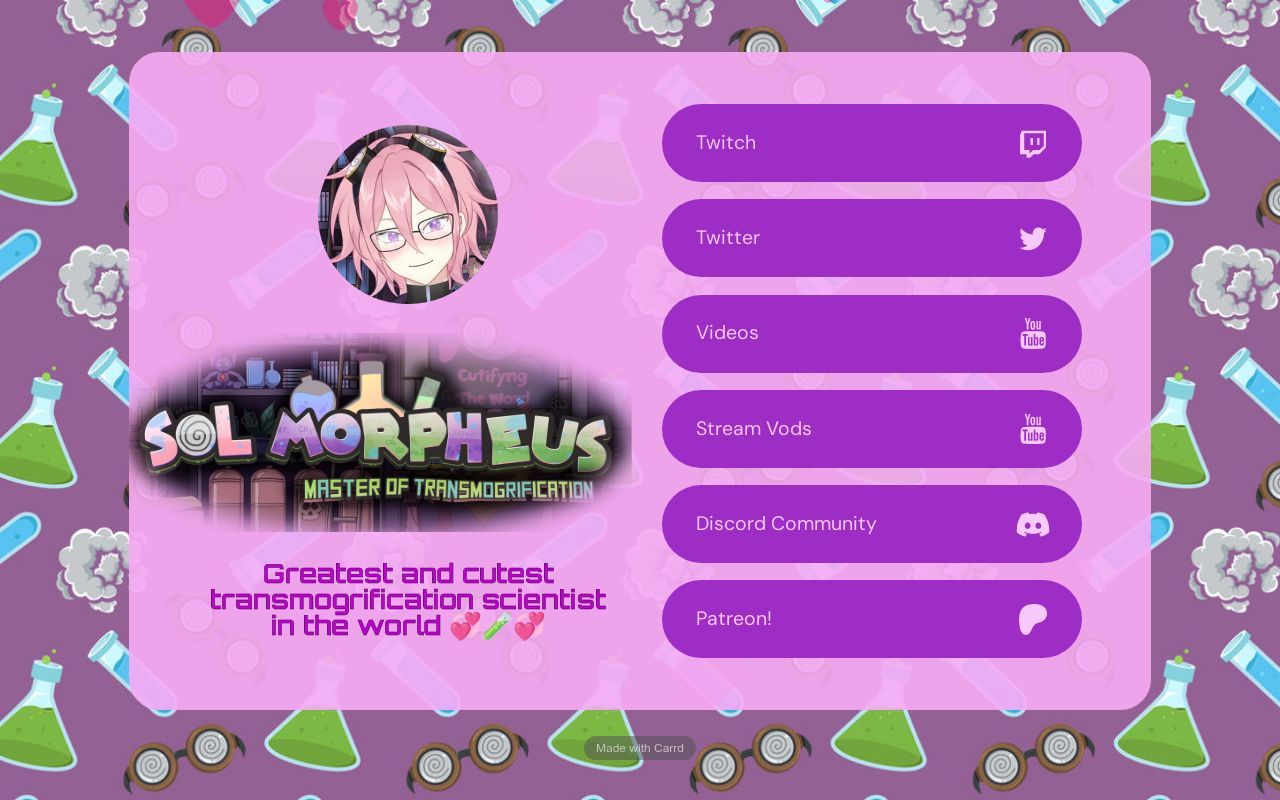 Dr Sol's Card of links!!